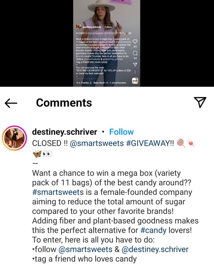 12 Great Instagram Giveaway Examples (Brands + Influencers)