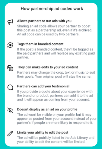 How to Get a Partnership Ad Code on Instagram (Brands & Creators)
