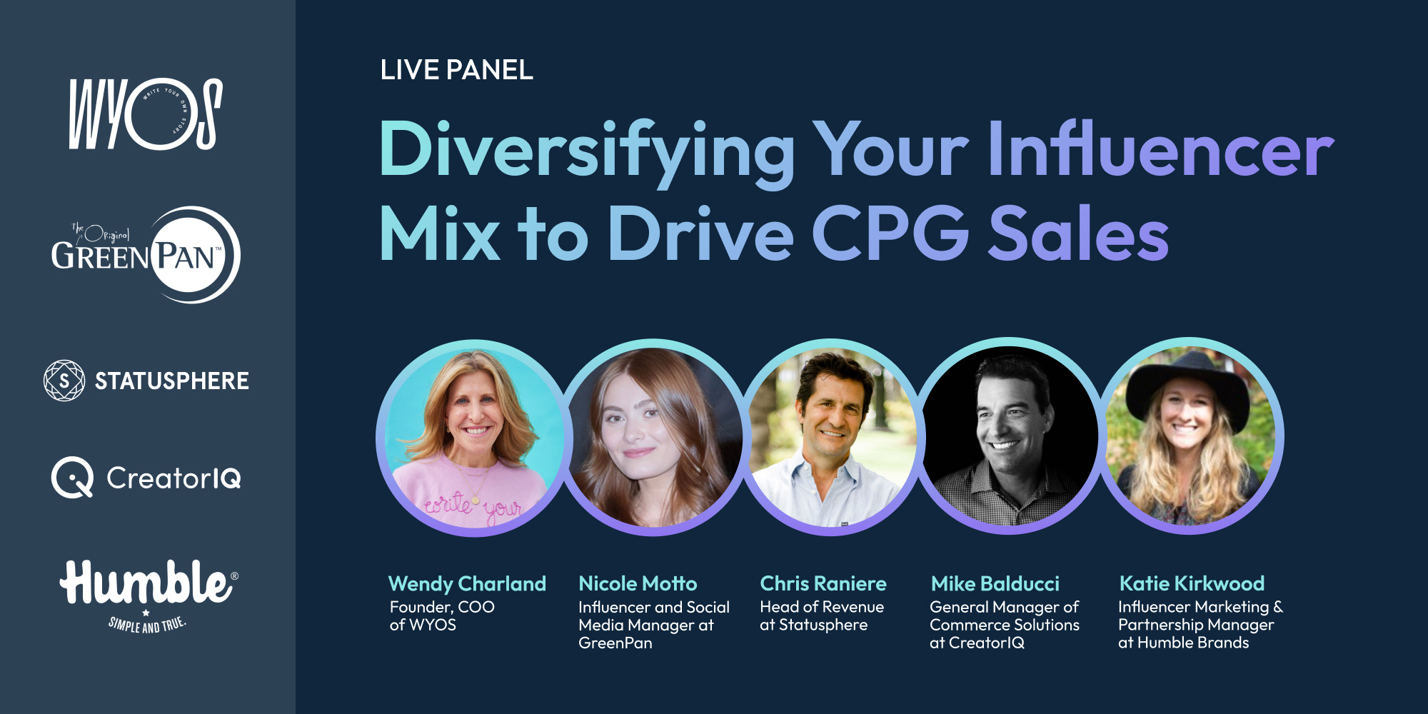Webinar Panel: Diversifying Your Influencer Mix to Drive CPG Sales